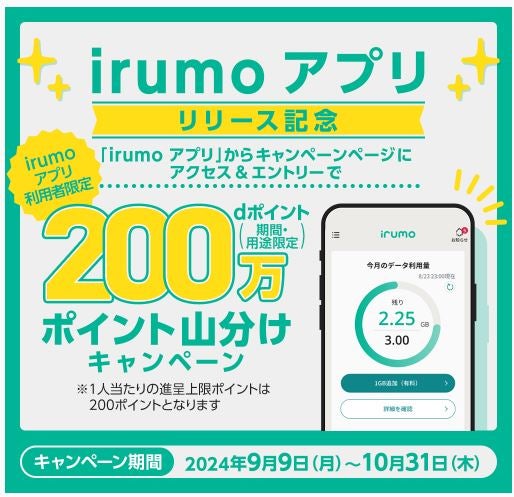 【2024年10月】irumo（イルモ）の最新キャンペーンまとめ！適用条件や注意点を徹底解説｜Soldi
